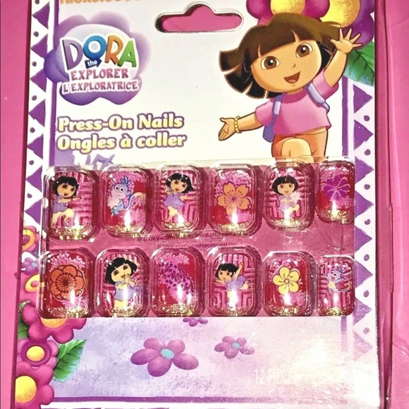 Nickelodeon | Makeup | New Presson Dora The Explorer Nails | Poshmark